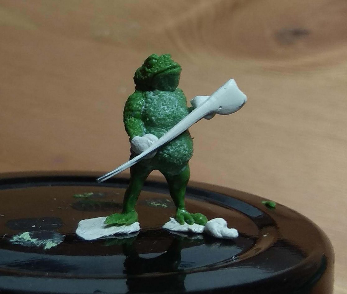 Buff Bufos - Sculpting an athropomorphic toad warrior — Dagger and Brush
