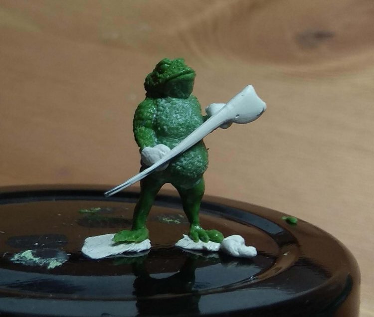 Buff Bufos - Sculpting an athropomorphic toad warrior — Dagger and Brush